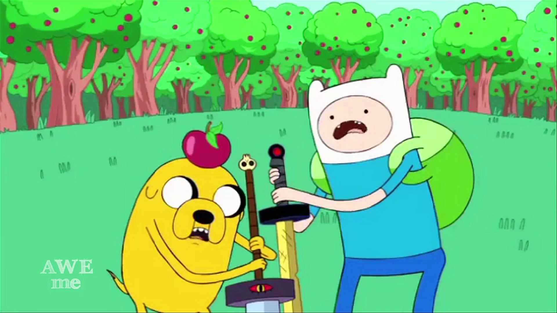 Adventure Time Jake And Finn High Five