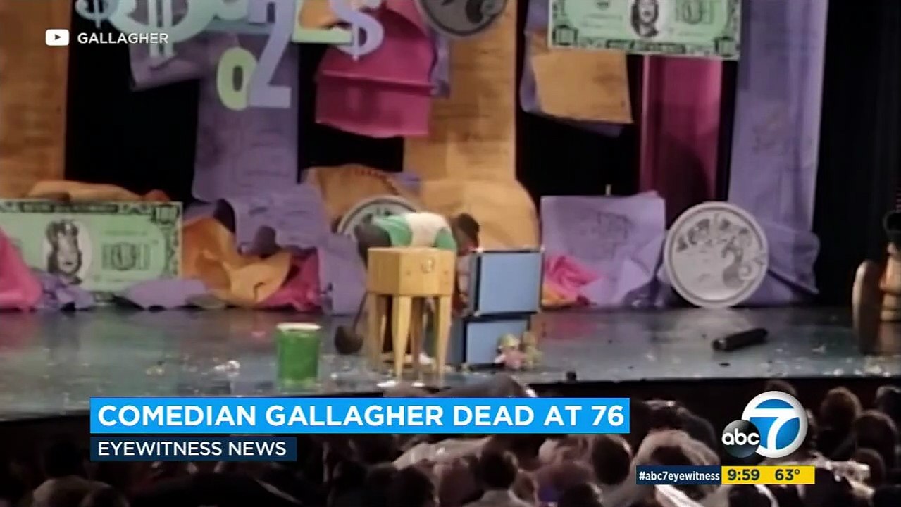 Gallagher, comedian known for watermelon-smashing routine, dies at 76 ...