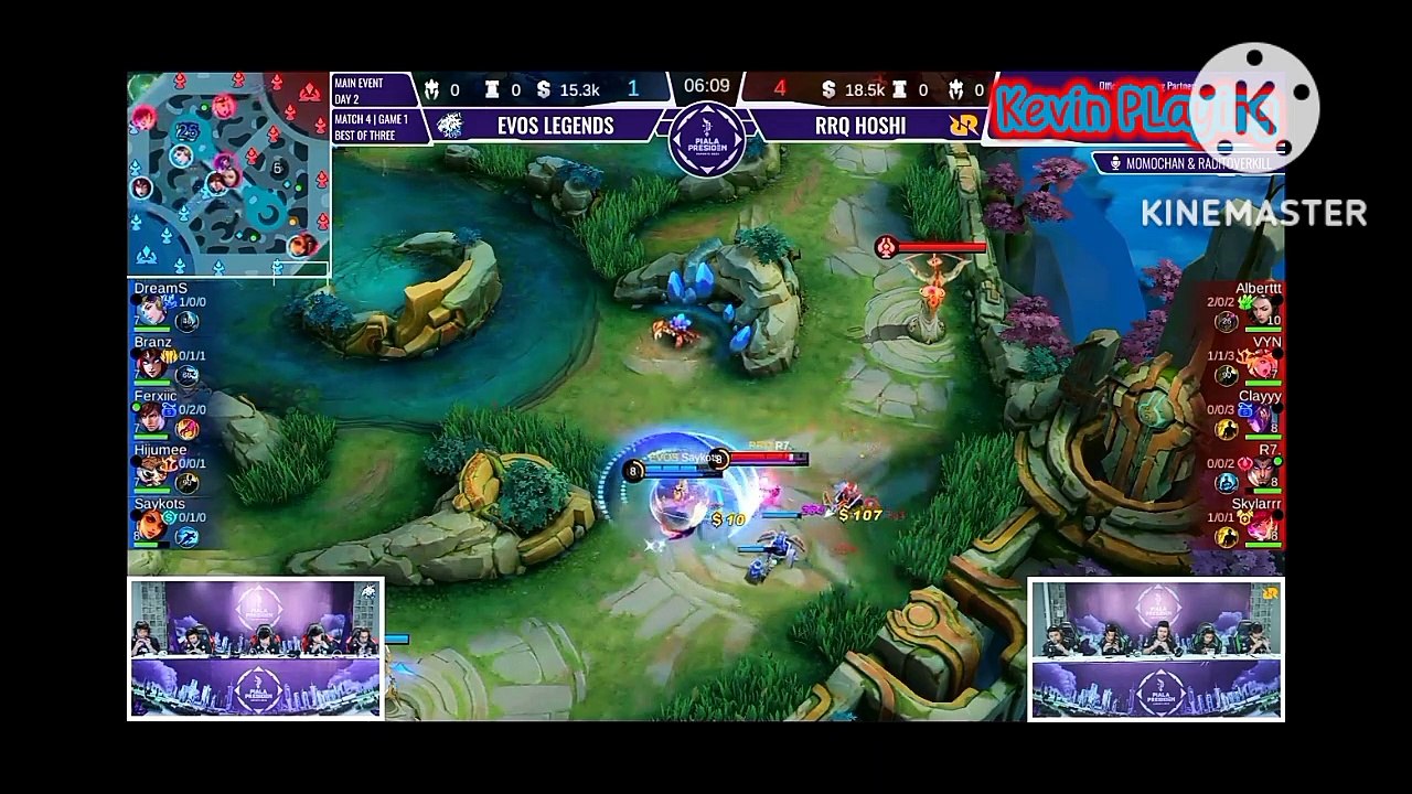 Piala presiden 8 besar evos legend vs rrq hoshi game 1 - Video Dailymotion