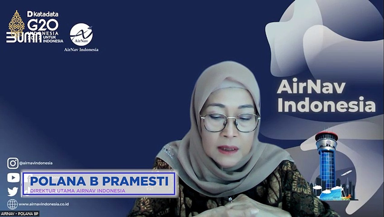 Polana B Pramesti: AirNav Siap Sambut Delegasi dan Tamu KTT G20 - Video Dailymotion