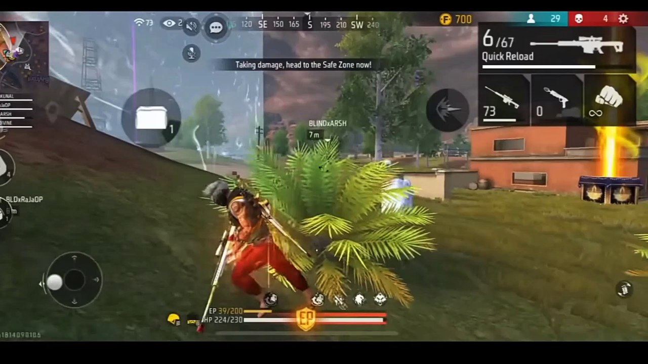 1vs 4 in clash squard in free fire - video Dailymotion