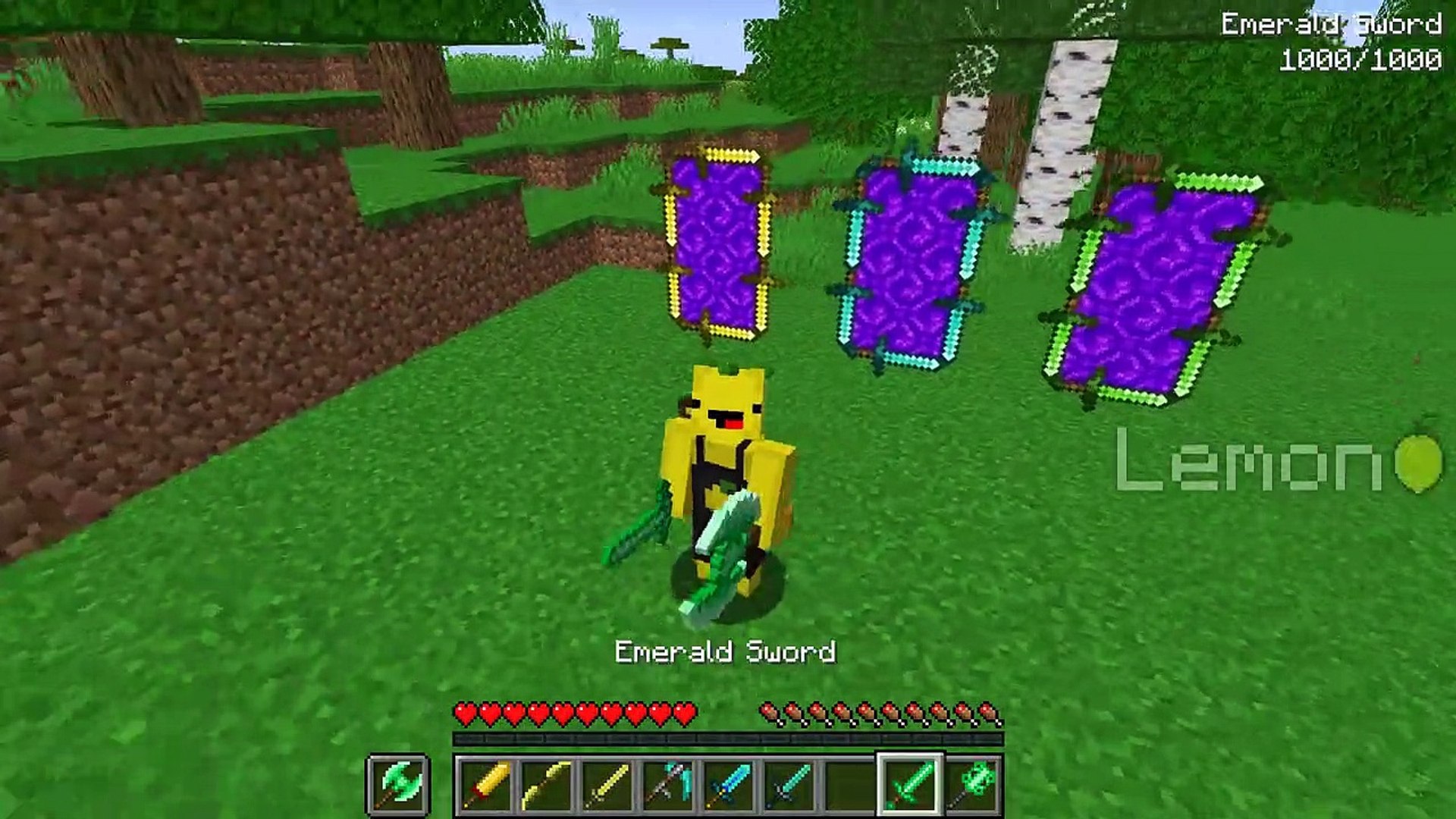 Minecraft Butter Sword Wallpaper