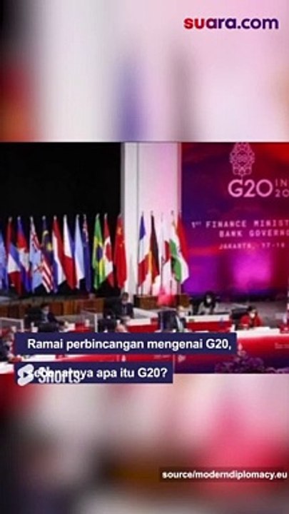 Ramai soal G20, Ini Sejarah dan Alasan Pembentukannya - Video Dailymotion