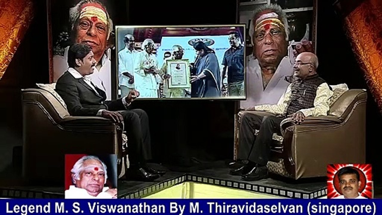 Legend M. S. Viswanathan By M. Thiravidaselvan (singapore) Vol 40 ...