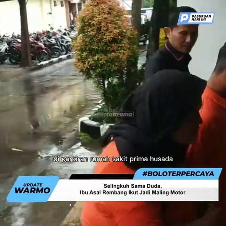 Terekam CCTV, Pasangan Selingkuh Curi Motor di Rumah Sakit Sukorejo - video Dailymotion