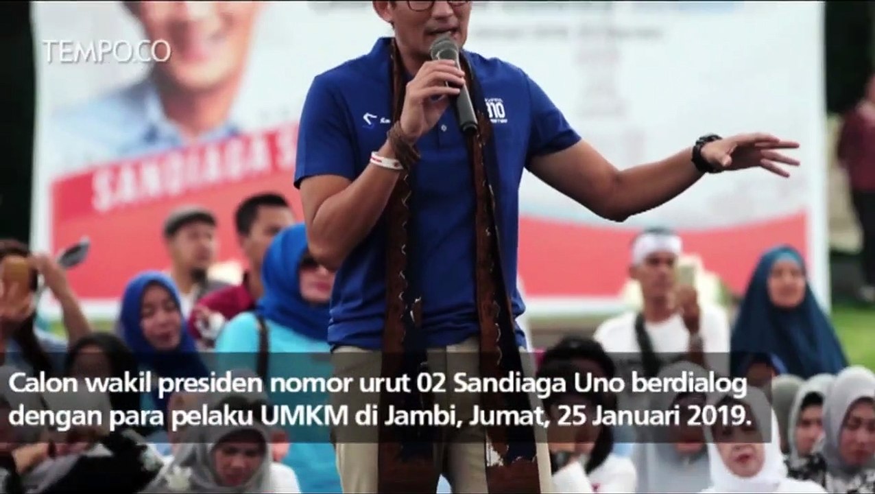 Kata Sandiaga Uno Soal Peningkatan Kualitas UMKM - video Dailymotion