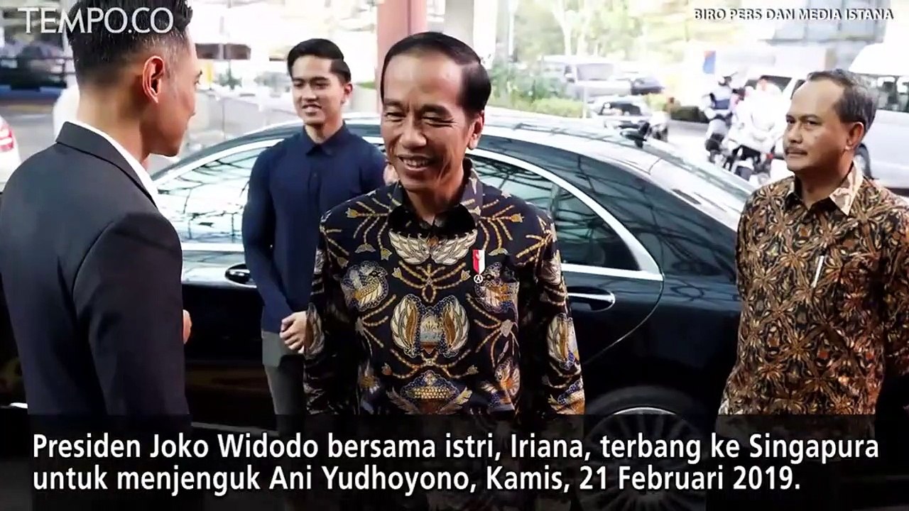 Presiden Joko Widodo Menjenguk Ani Yudhoyono di NUS Singapura - video Dailymotion