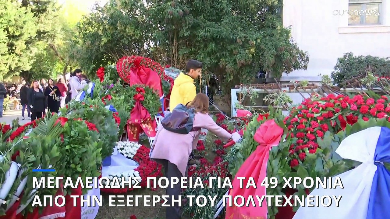 49η Επέτειος Εξέγερσης του Πολυτεχνείου: Ολοκληρώθηκε η πορεία με την ...