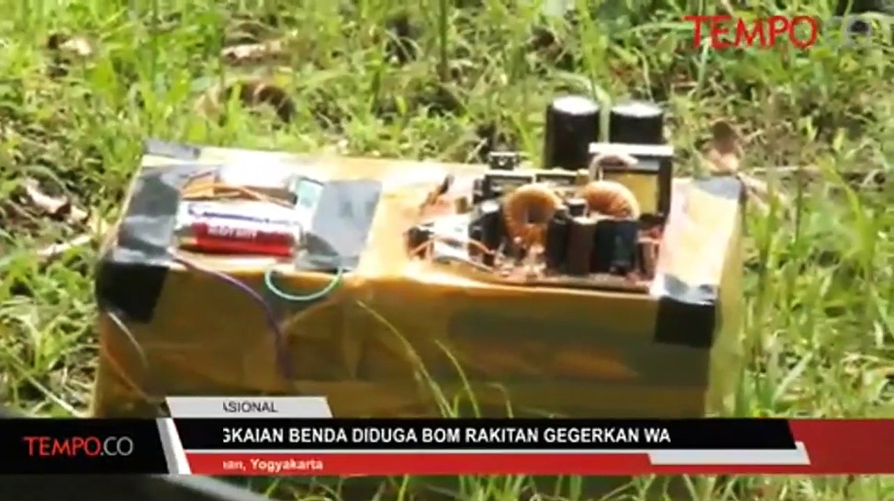 Rangkaian Benda Diduga Bom Rakitan Gegerkan Warga Sleman - video ...