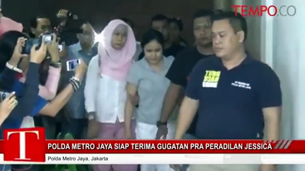 Polda Metro Jaya Siap Hadapi Gugatan Praperadilan Jessica - video Dailymotion