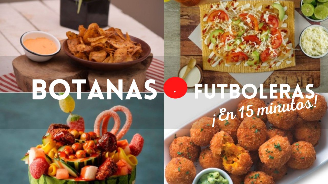 4 recetas de botanas futboleras para el mundial ¡En 15 minutos! - Vídeo ...