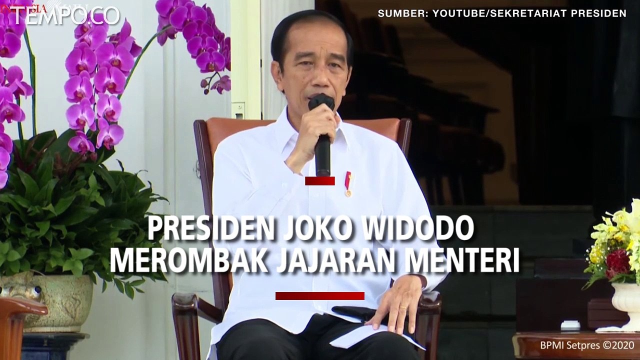 Presiden Joko Widodo Merombak Jajaran Menteri, Ada Nama Risma dan ...
