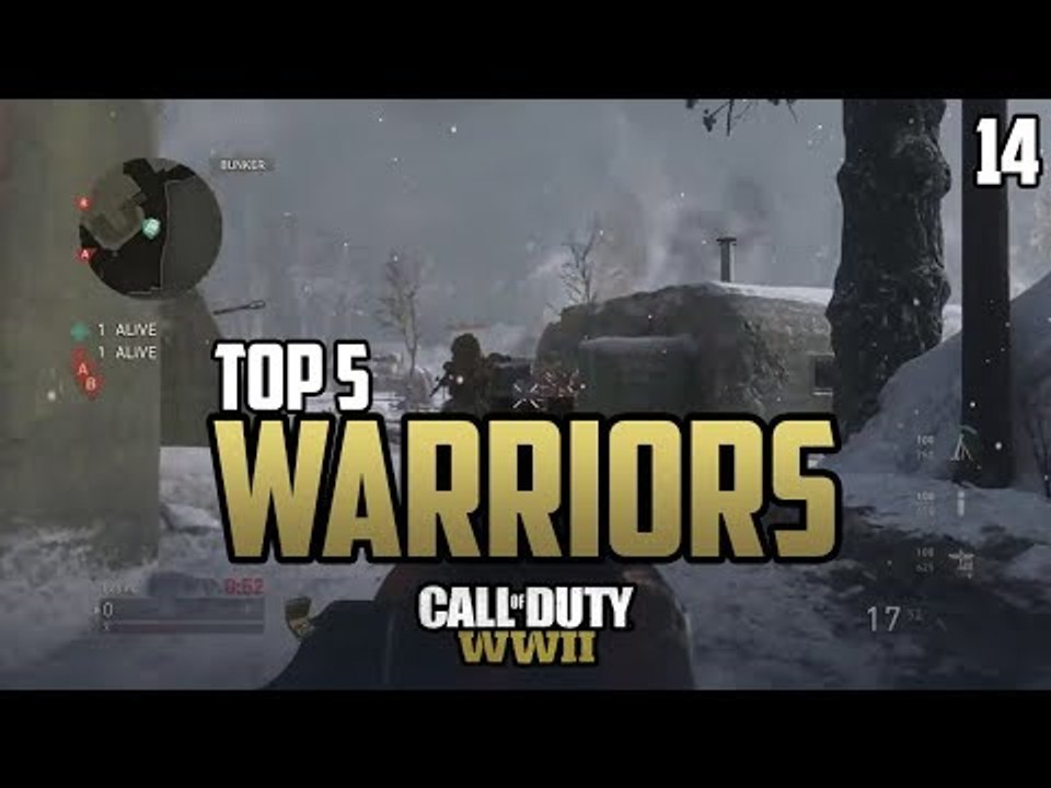 COD WWII: TOP 5 WARRIORS OF THE WEEK #14 - Call of Duty World War 2 ...