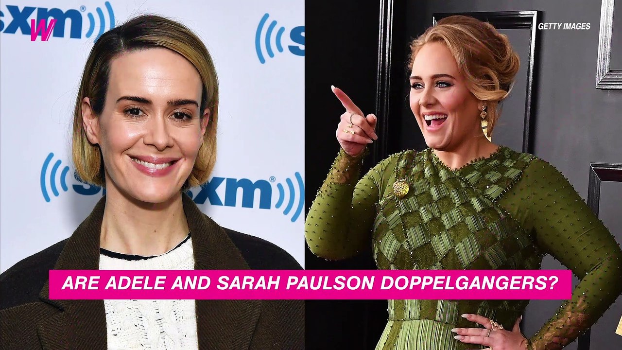 Sarah Paulson Responds to Those Adele Lookalike Comparisons - video ...