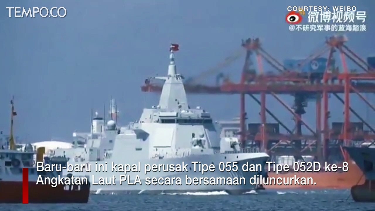 Cina Luncurkan Kapal Perusak Tipe 055 dan Tipe 052, untuk Operasi Rudal Anti-balistik - video ...