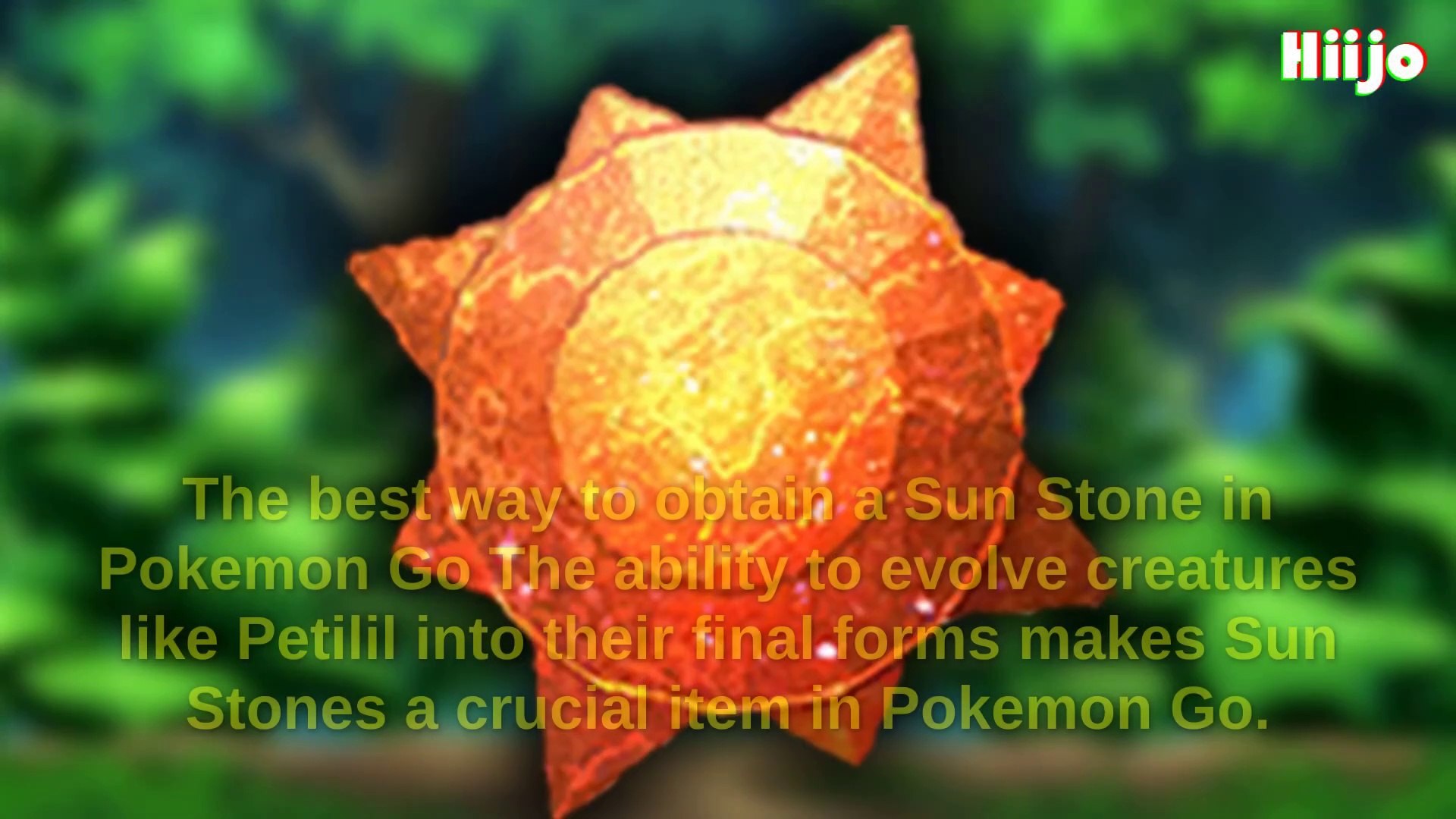 Sunstone Pokemon