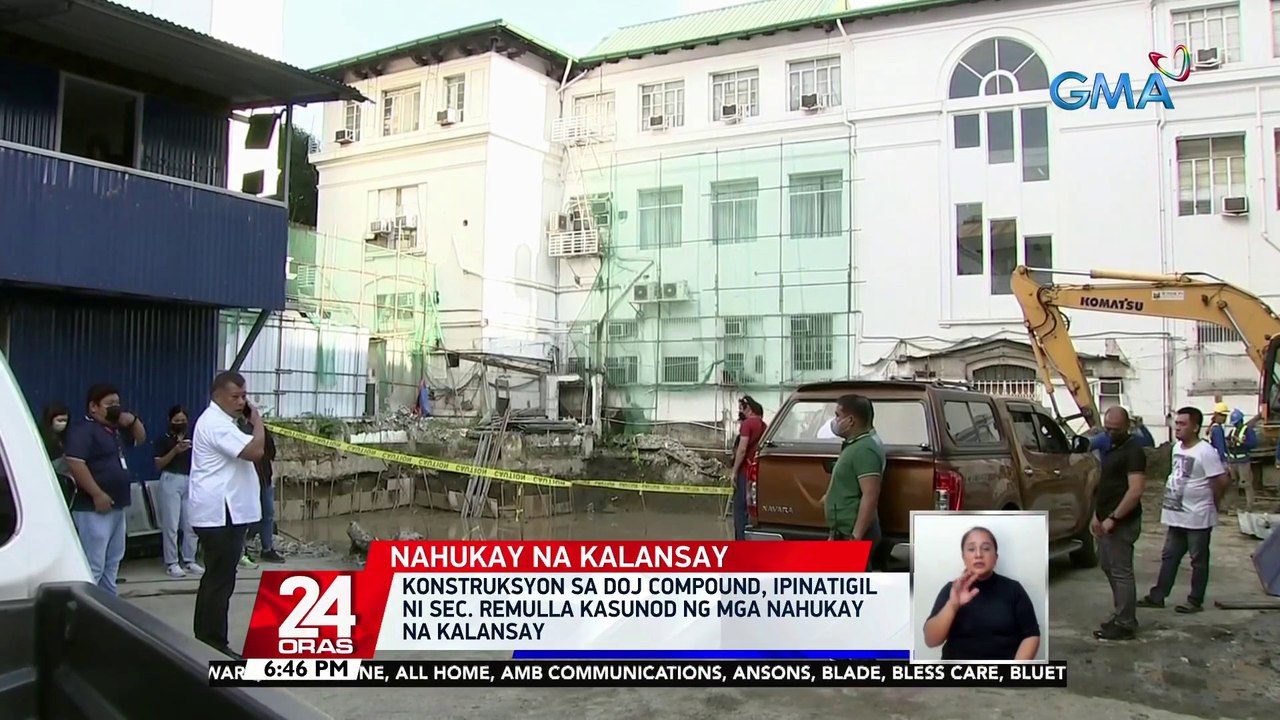 Konstruksyon sa DOJ compound, ipinatigil ni Sec. Remulla kasunod ng mga ...
