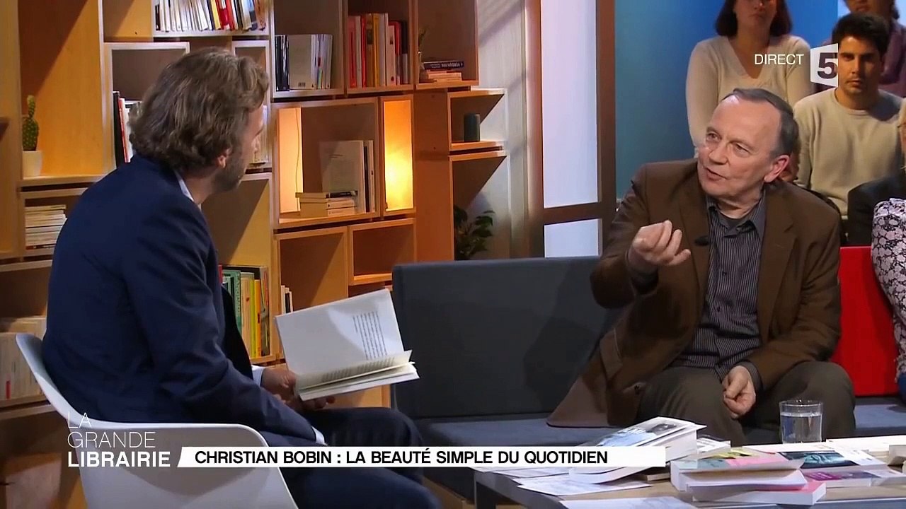 Interview de l'écrivain Christian Bobin dans "La Grande Librairie" de ...