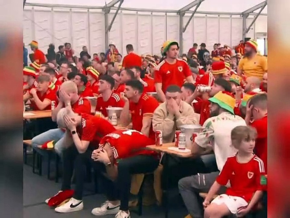 Wales Fans Crying After Iran Beat Wales 2-0 | Wales Fans Reaction After ...