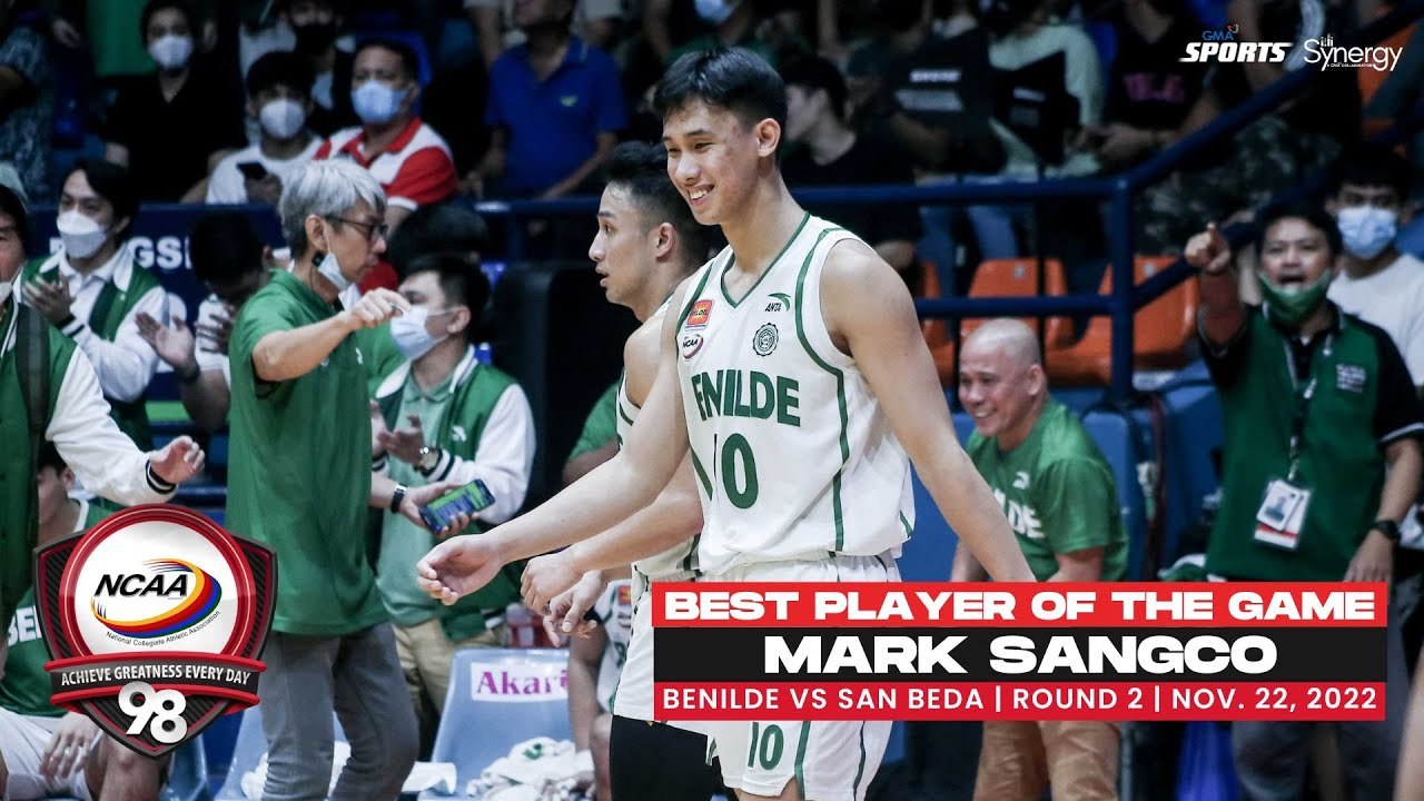 NCAA Season 98 | Best Player: Mark Sangco (Benilde vs San Beda) | Men's Basketball Tournament RD ...