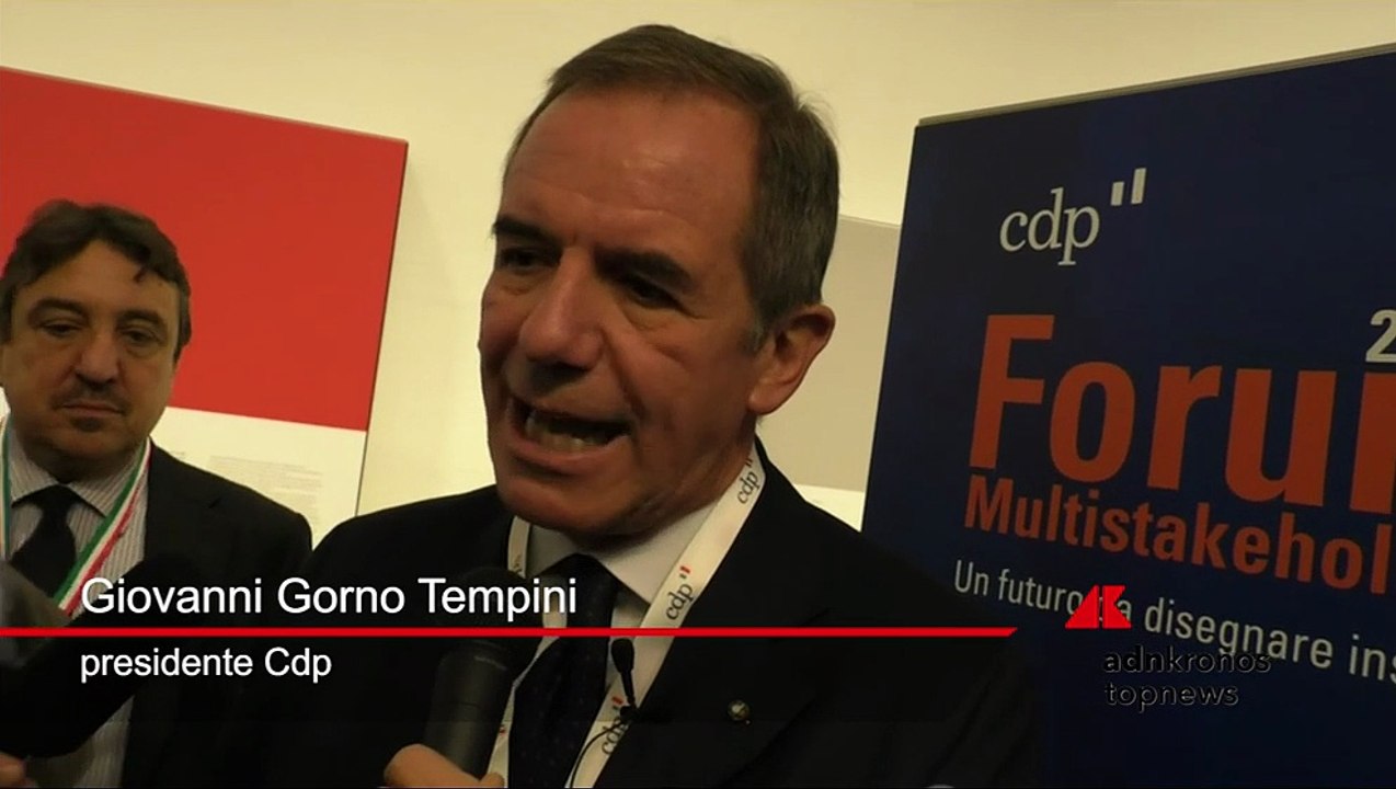 Gorno Tempini (Cdp): “Sostenibilità parte integrante della nostra anima ...