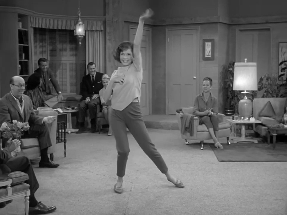 The Dick Van Dyke Show | Laura Petrie exciting dance number - Just a ...