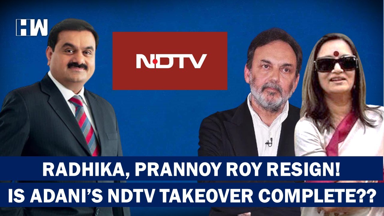 NDTV Takeover: Radhika Roy, Prannoy Roy Resign From RRPR; What's ...