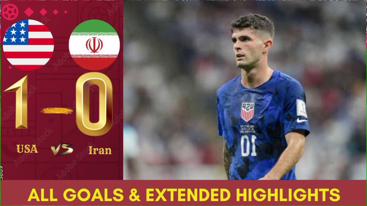 Iran vs USA 0-1 Highlights & All Goals - FIFA World Cup 2022 - video ...
