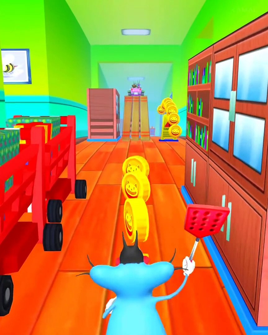 Oggy 3d Rungameplay 4 Oggy And The Cockroaches Games Oggy 3D Run