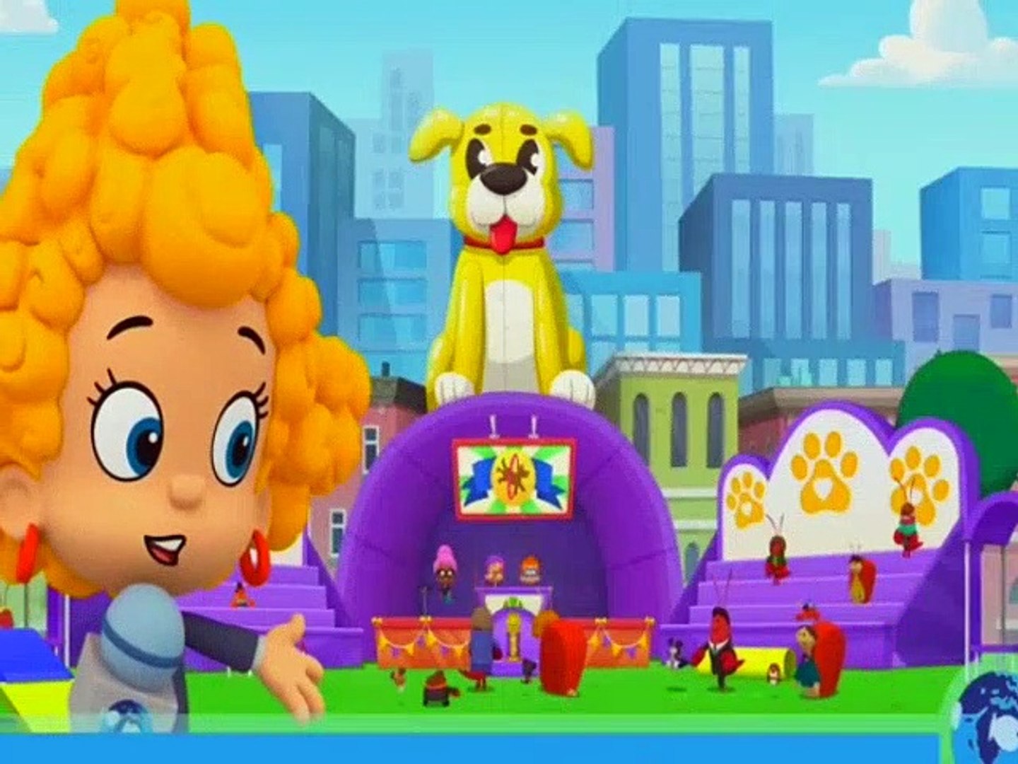Bubble Guppies Supermarket Nick Jr. Love Is...a Lineup Of Super