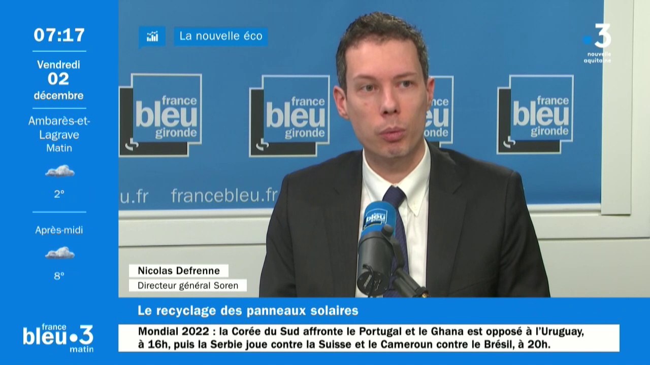 Nicolas Defrenne, directeur général de Soren - Vidéo Dailymotion