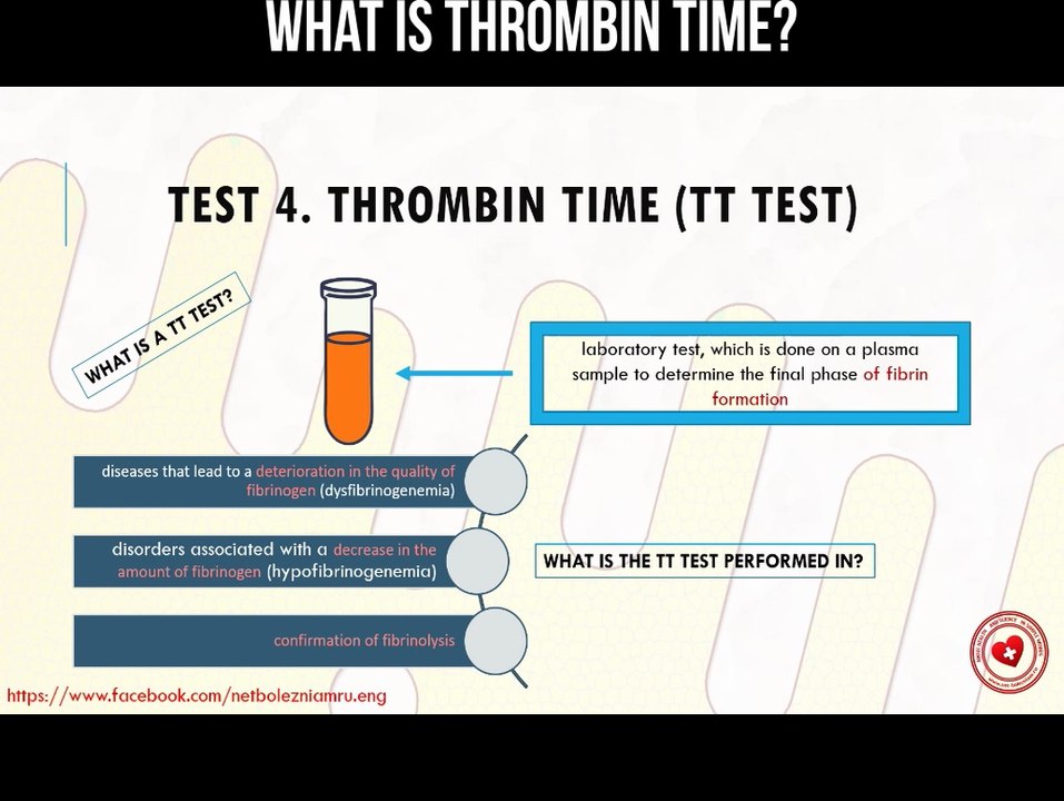 What is thrombin time? - video Dailymotion