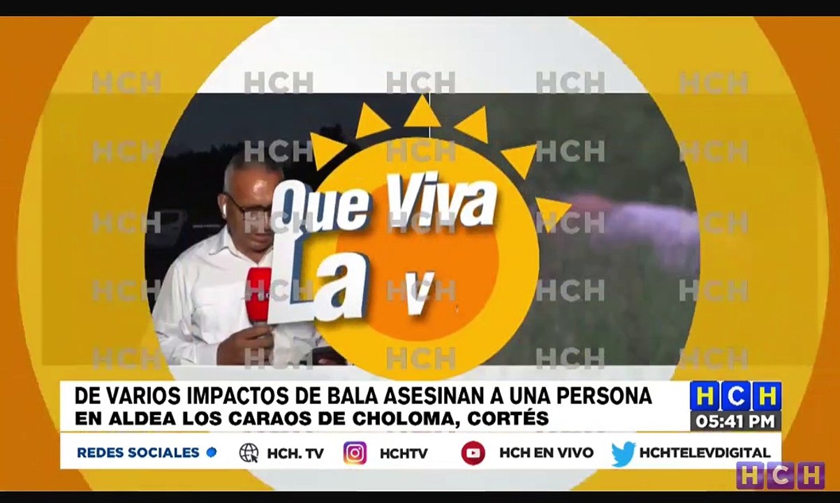 Ultiman a una persona en aldea Los Caraos de Choloma, Cortés - Vídeo Dailymotion