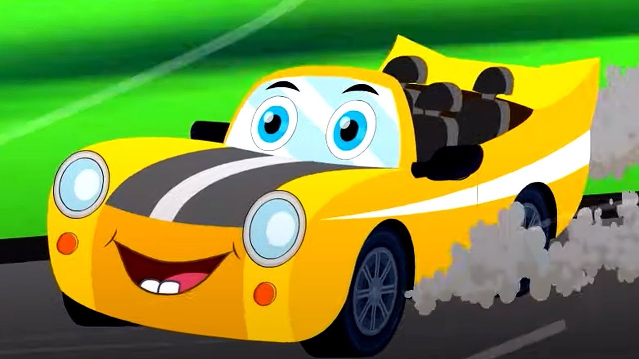 Race Car Song - Vehicle Videos for Kids and Kindergarten Rhyme - video ...
