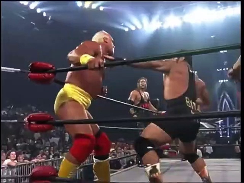 Goldberg & Sting & Hogan vs. Sid & Nash & Steiner WCW Nitro 9th August ...