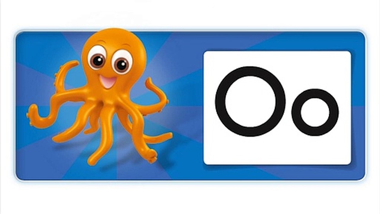 Oxford Phonics Word 1 - the alphabet - Letter O - octopus ostrich ox ...
