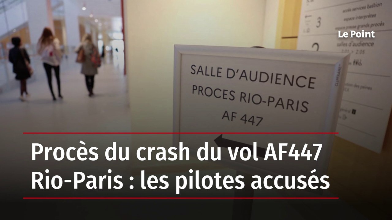 Procès du crash du vol AF447 Rio-Paris : les pilotes accusés - Vidéo ...