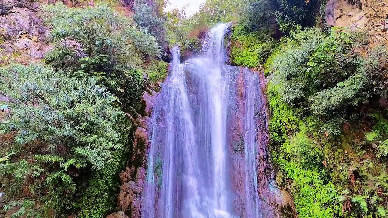 Relaxing Beautiful Kashmir Abshar in the Rocky Mountains - video ...