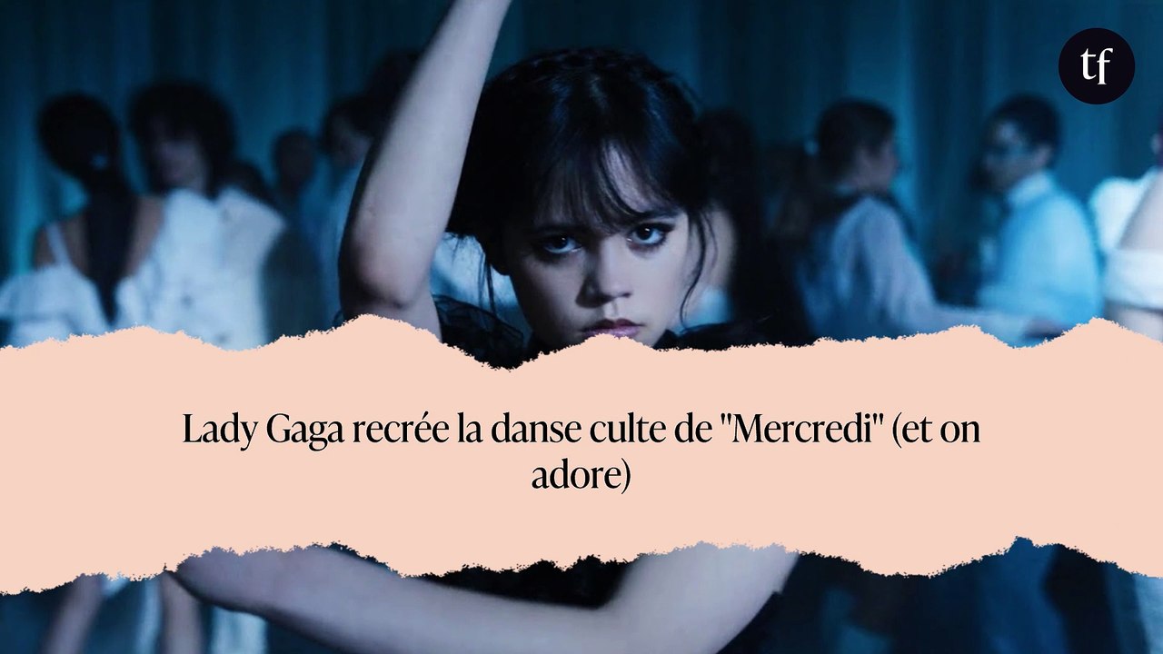 Lady Gaga recrée la danse culte de "Mercredi" (et on adore) - Vidéo ...