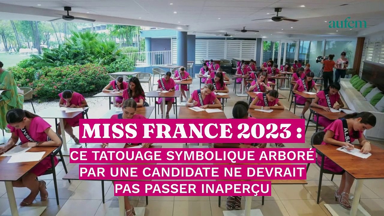 Miss France 2023 : ce tatouage symbolique arboré par une candidate ne ...