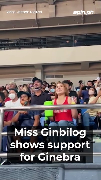 Youtube sensation Miss Ginbilog shows support for Ginebra - video Dailymotion