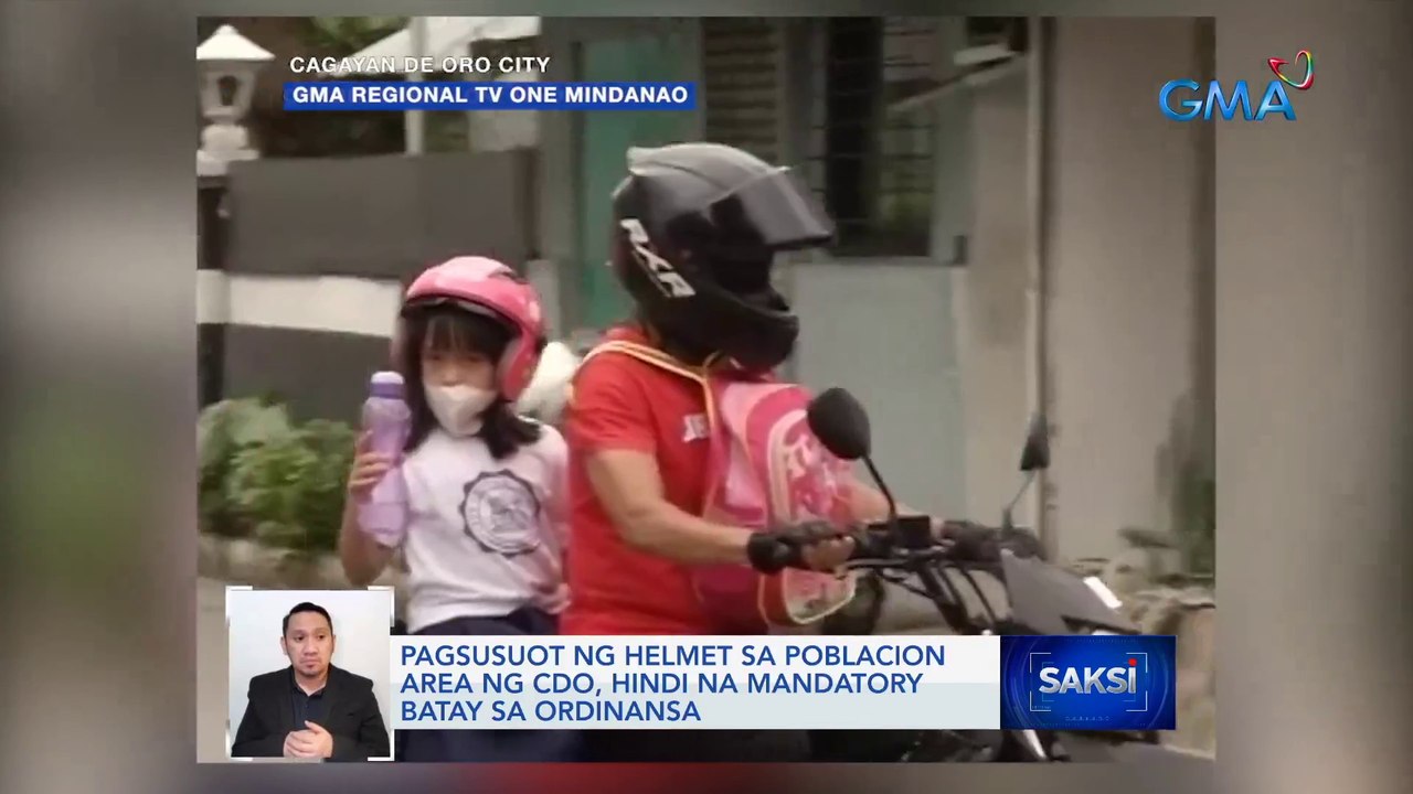 Pagsusuot ng helmet sa Poblacion area ng CDO, hindi na mandatory batay ...