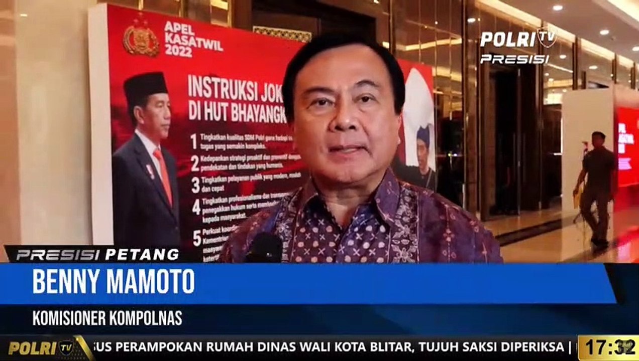 Benny Mamoto Jelaskan Polri Harus Lebih Sigap Dalam Merespon Keluhan Masyarakat - Video Dailymotion