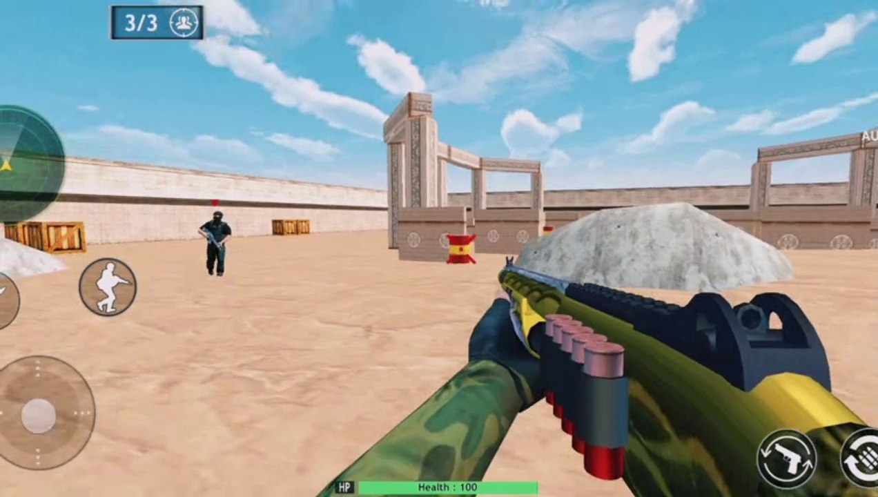 FPS Shooting Mission Gun Game (Android, iOS) Android Gameplay - video ...