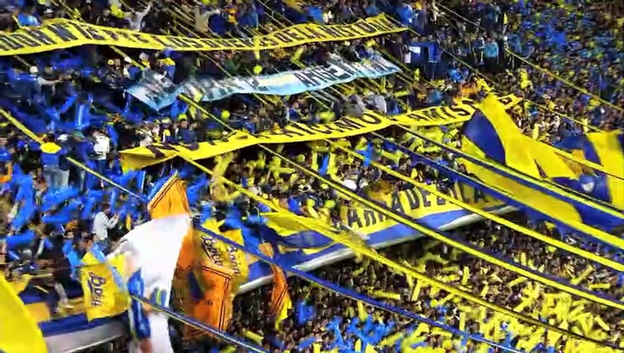 Imagens da torcida do Boca Juniors na partida contra o Palmeiras ...
