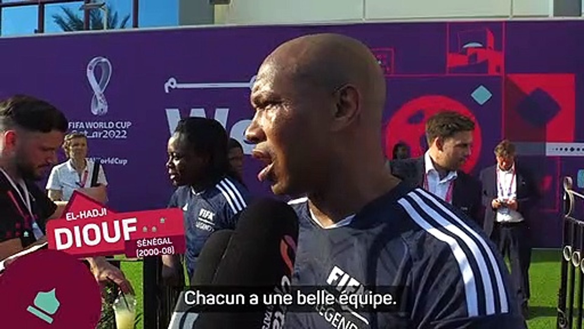 Finale - El-Hadji Diouf : "France-Argentine ? Du 50-50 mais..."