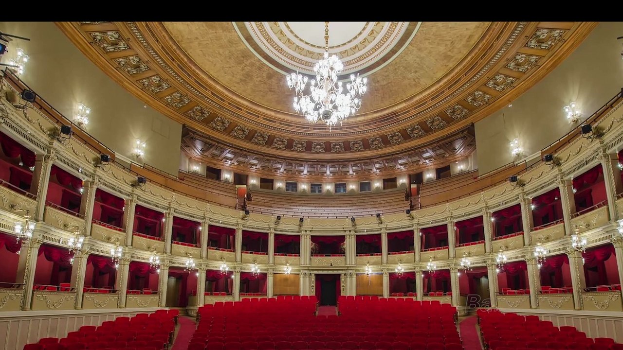 Opera House Bucharest, Romania. Opera Nationala Romana. 4K Video ...