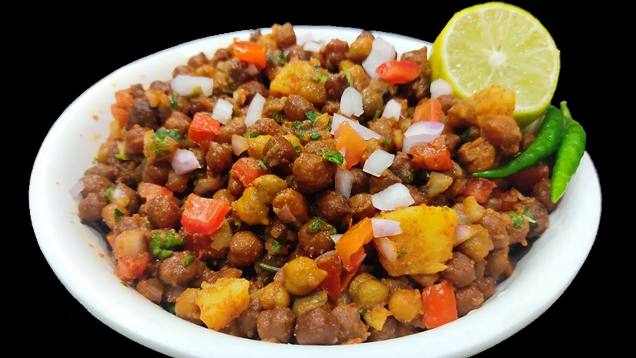 Black Chana Chaat Recipe | Black Chana Recipe | Kala Chana Chaat ...