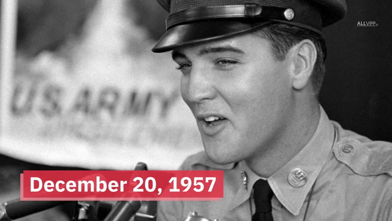 This Day in History: Elvis Presley Is Drafted - video Dailymotion