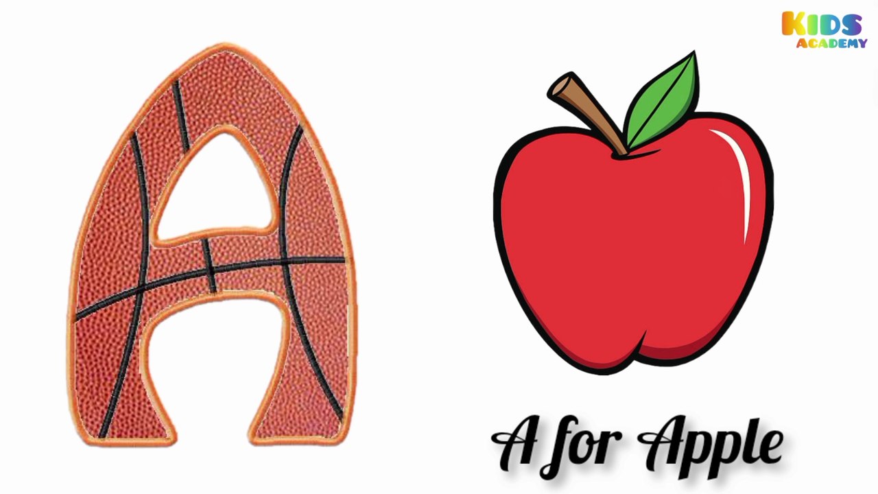 A for Apple Alphabet A to Z Complete book for kids,ABCD, best learning ...